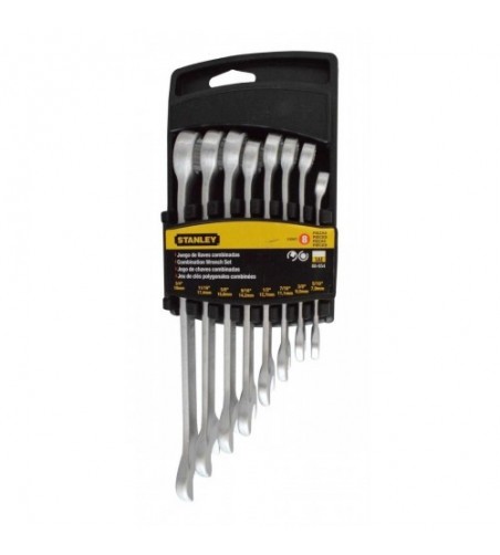 Juego De 8 Llaves Combinadas Métricas 88-854 Stanley